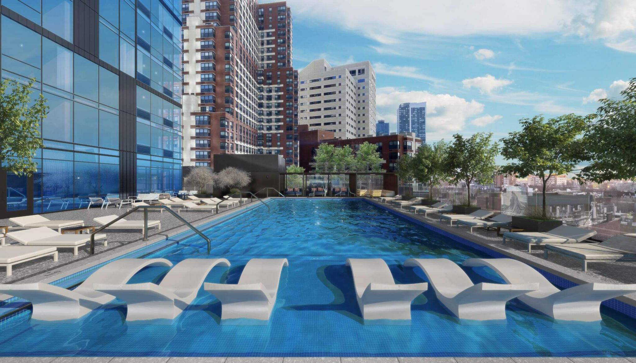 The Hendrix | Jersey City Luxury Rentals | Studio - 3 Bed